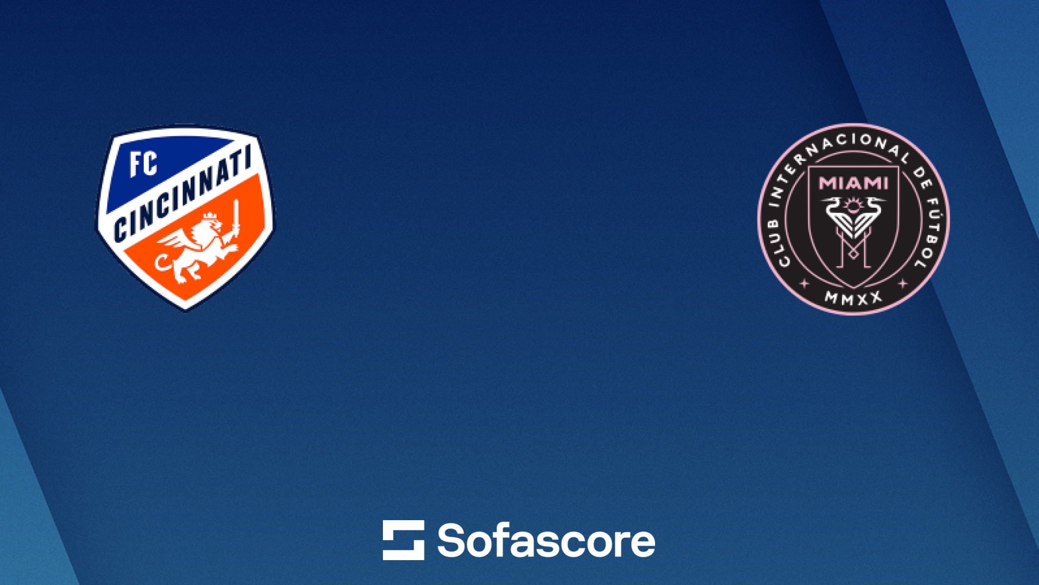 FC Cincinnati vs Inter Miami CF live score, H2H and lineups | Sofascore