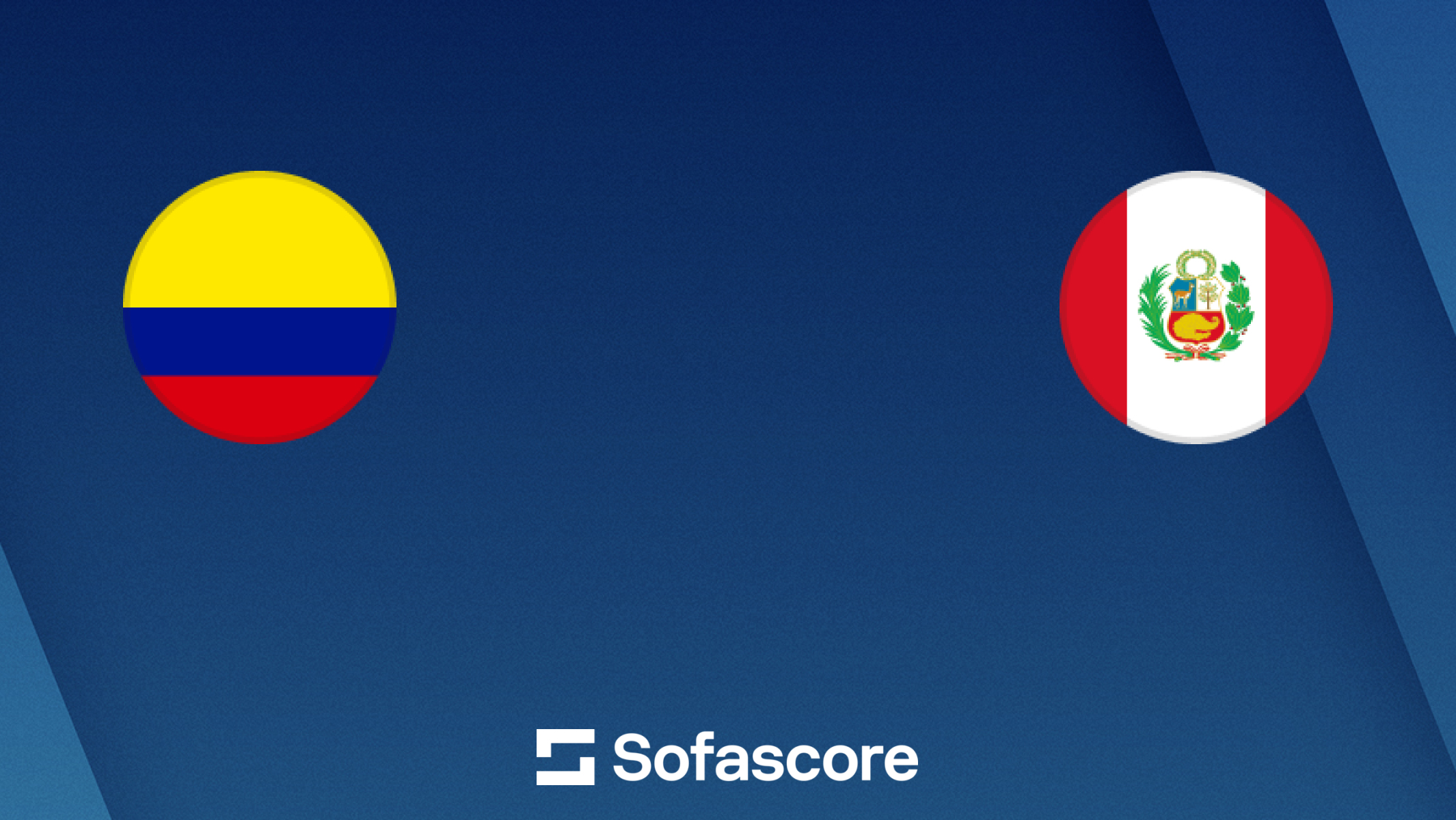 Colombia vs Peru live score, H2H and lineups | Sofascore