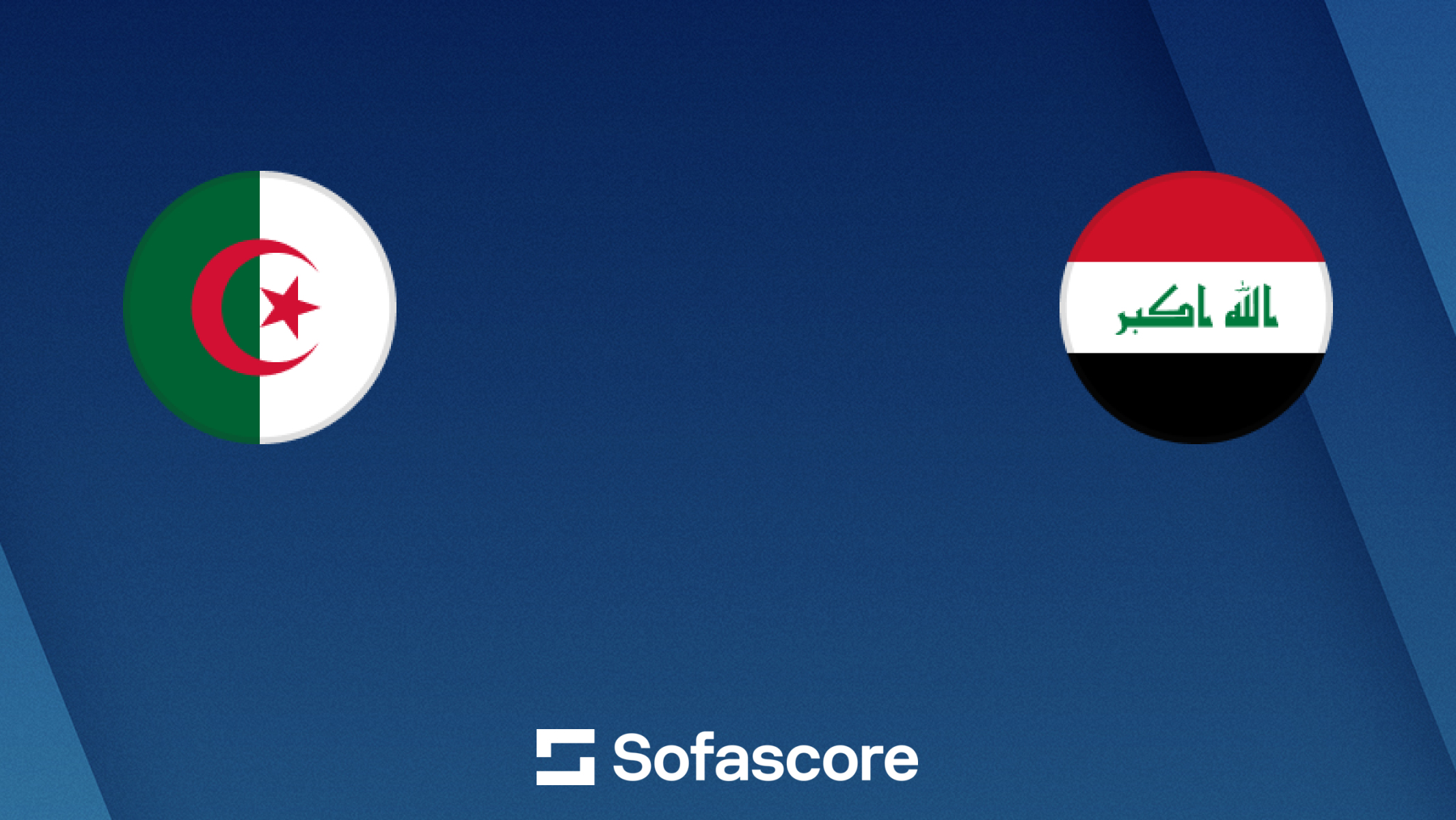 Algeria vs Iraq live score, H2H and lineups | Sofascore