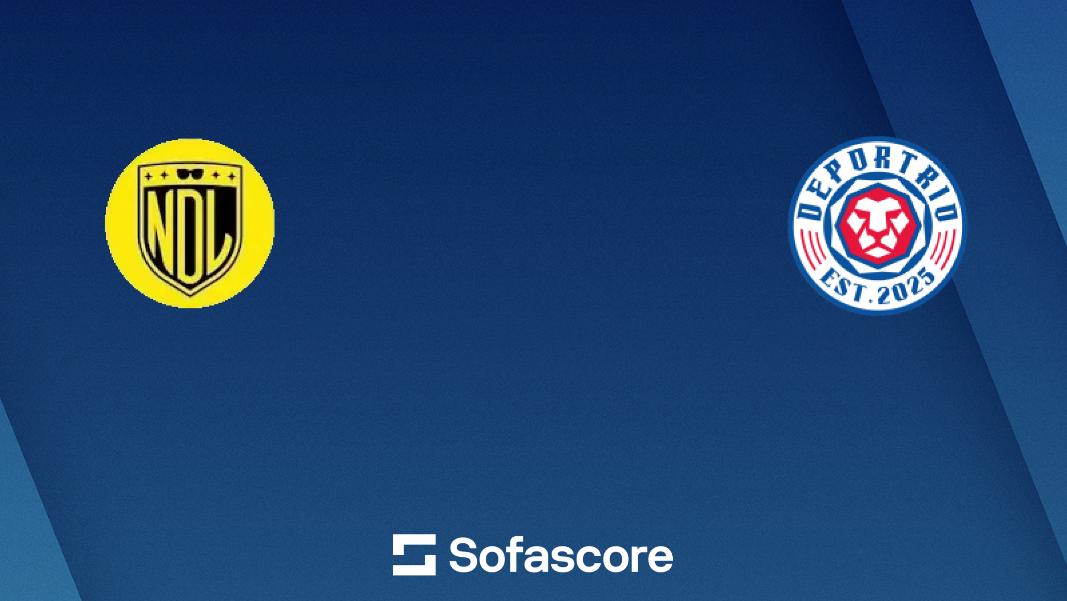 NDL FC vs Deportrio live score, H2H and lineups | Sofascore