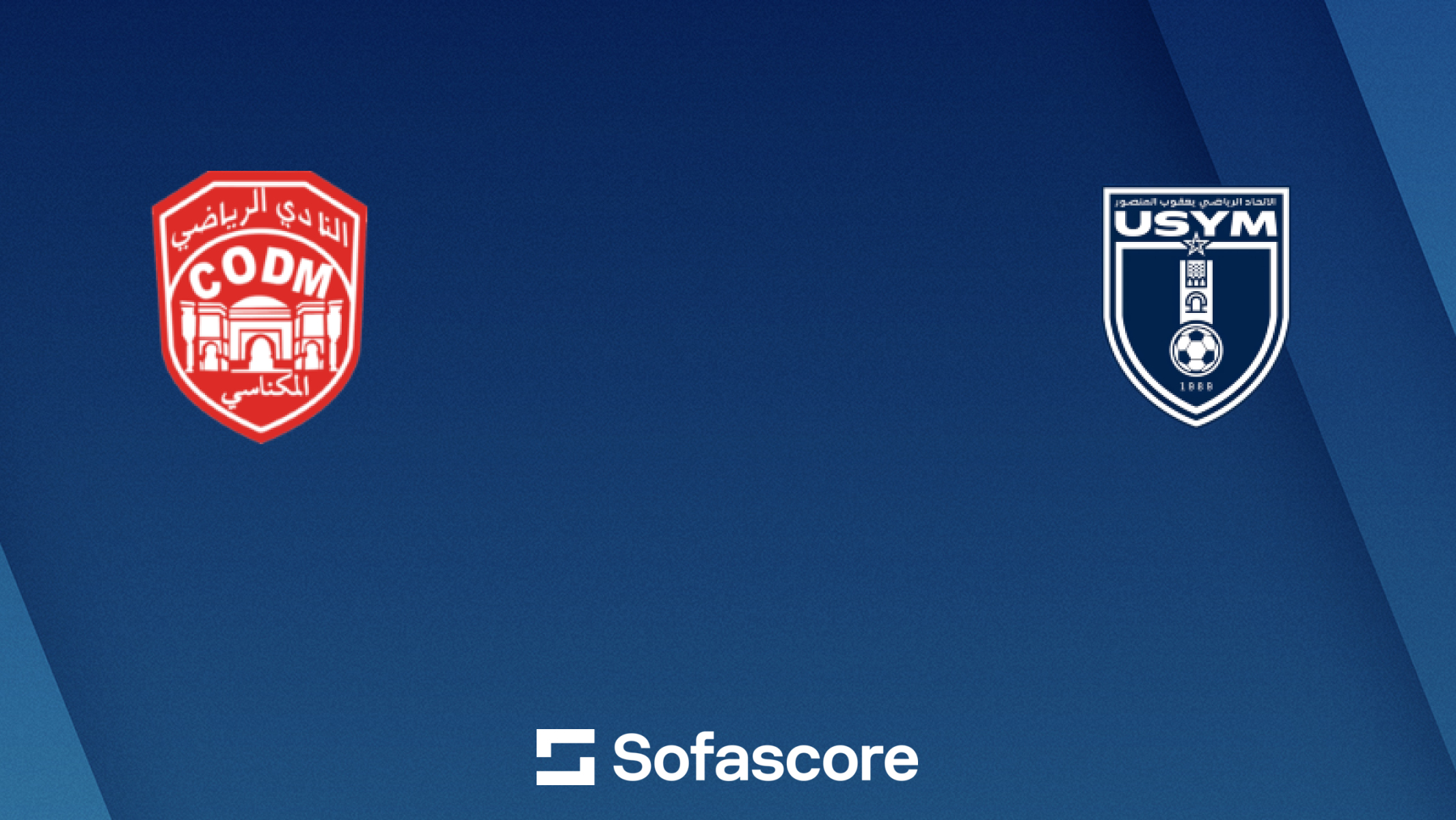 CODM Meknès vs Union Sportive Yacoub El Mansour live score, H2H and lineups | Sofascore