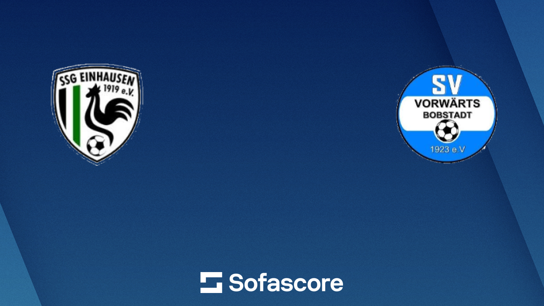 SSG Einhausen II vs SV Vorwärts Bobstadt live score, H2H and lineups | Sofascore