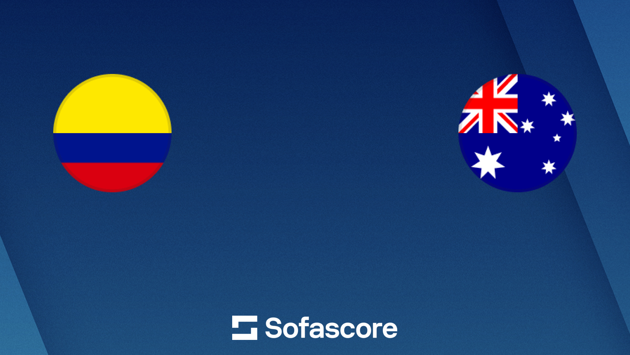 Colombia - Australia 比分直播和交战记录和首发阵容 | Sofascore