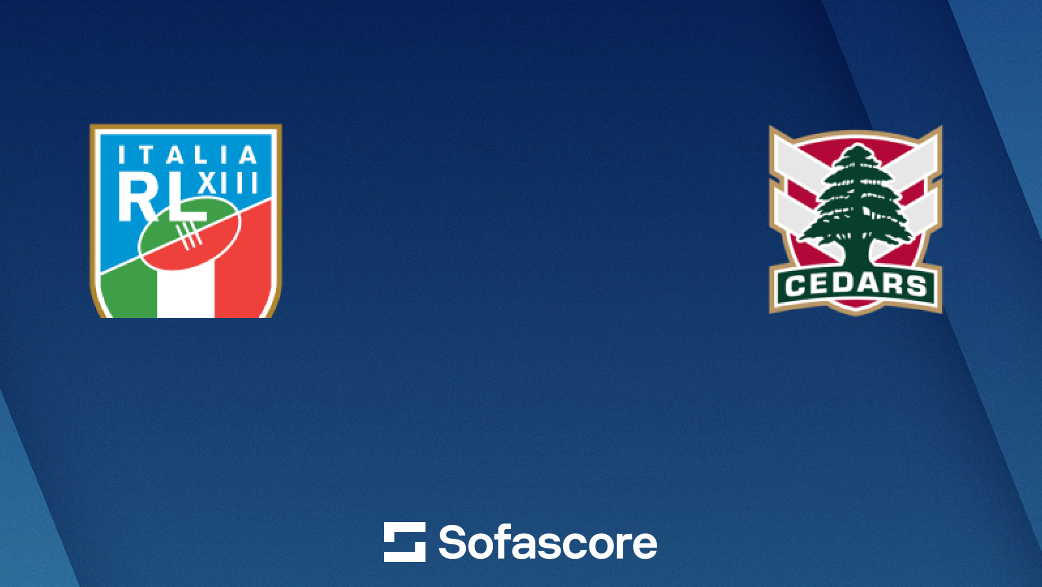 Italy RL XIII Lebanon Rugby live score and H2H results - Sofascore