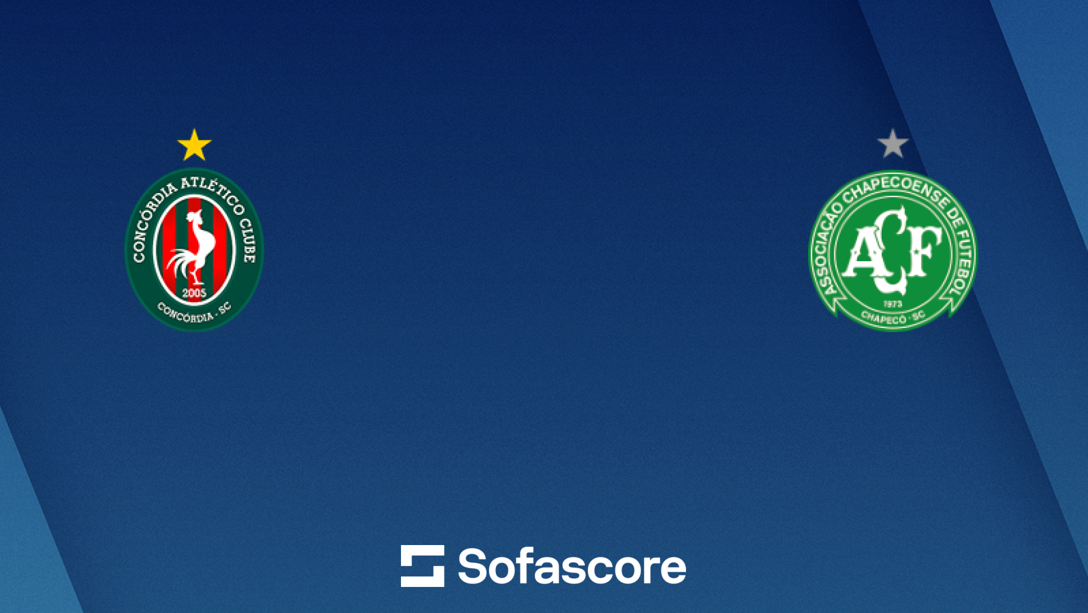 Concórdia AC - Chapecoense en vivo, resultados H2H | Sofascore