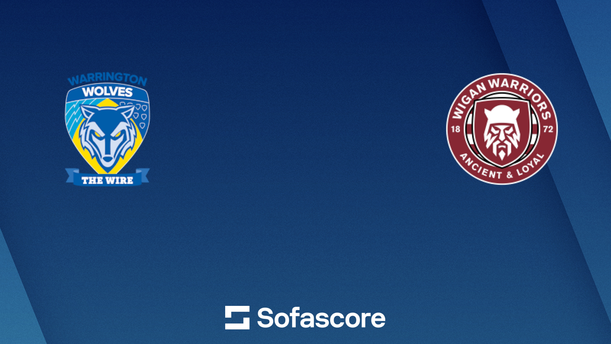Warrington Wolves Wigan Warriors live score and H2H results - Sofascore