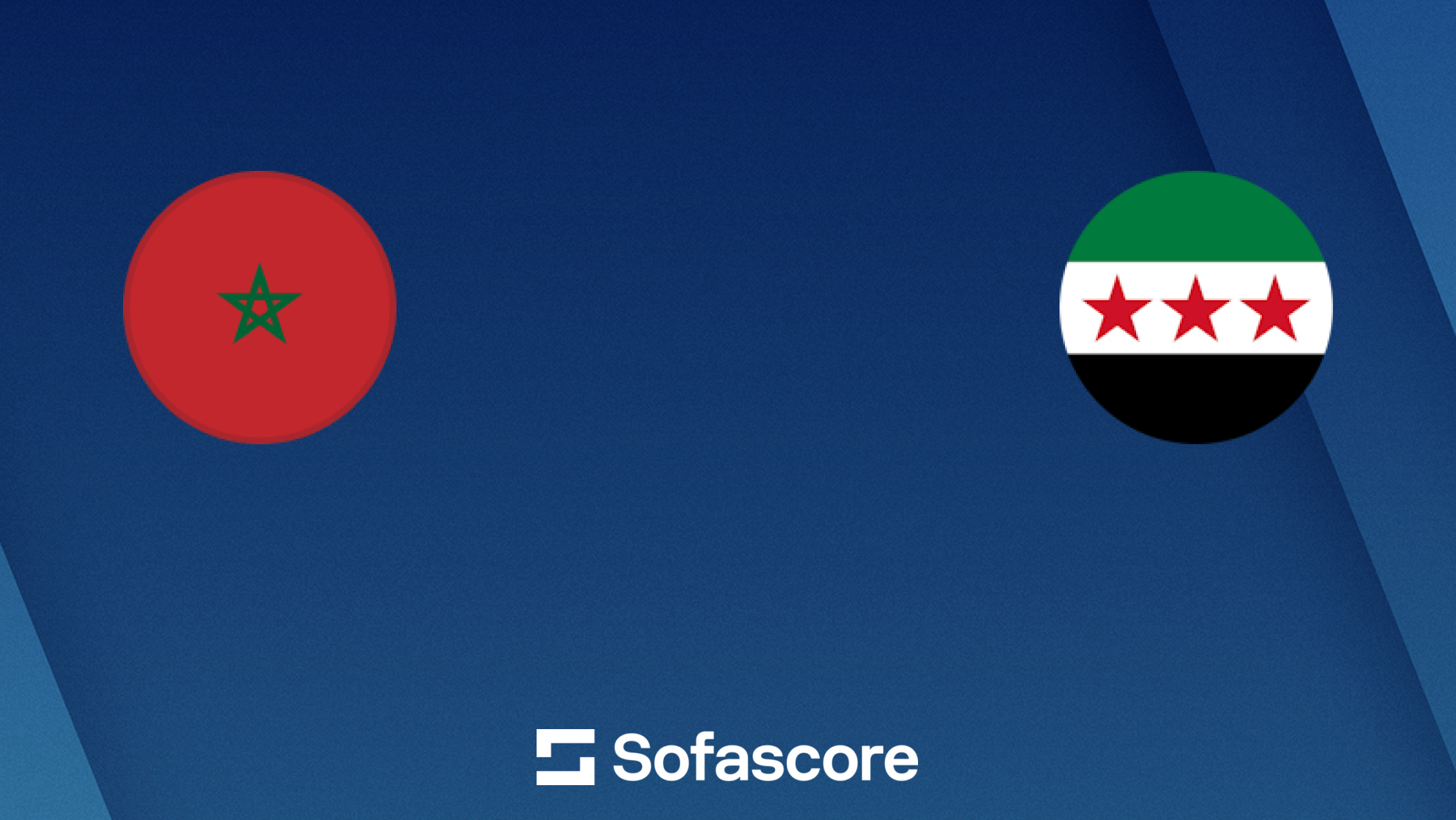 Morocco vs Syria live score, H2H and lineups | Sofascore