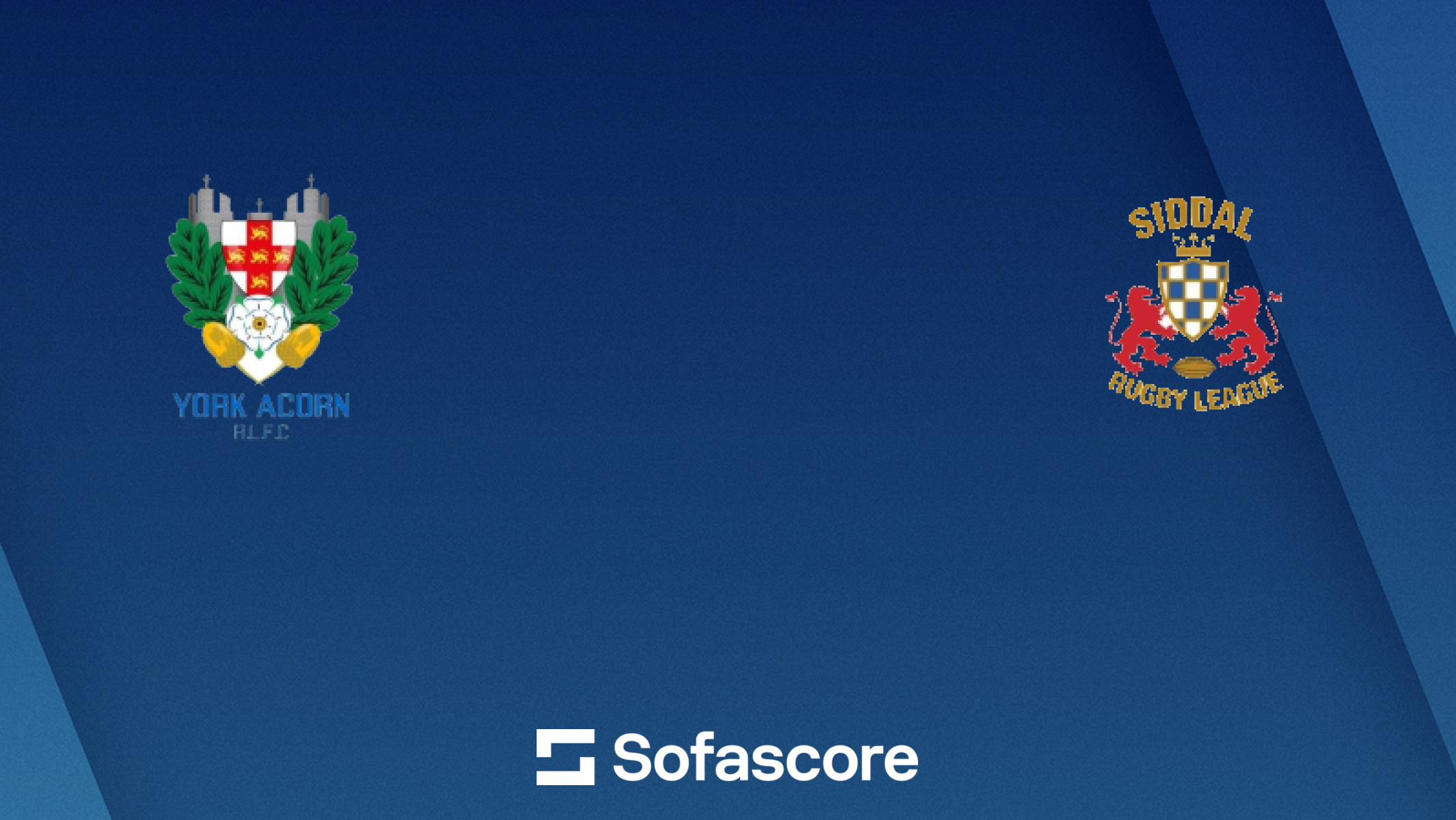 York Acorn Siddal live score and H2H results - Sofascore