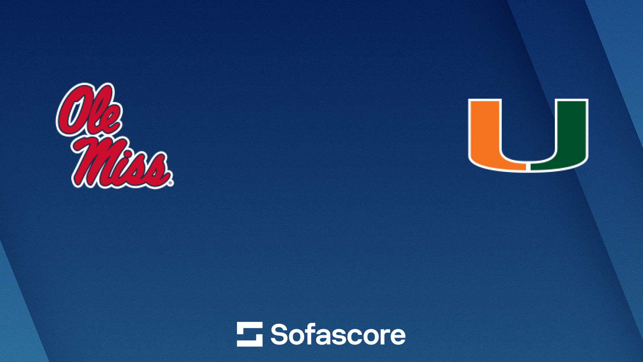 Ole Miss vs Miami Hurricanes live score & H2H | Sofascore