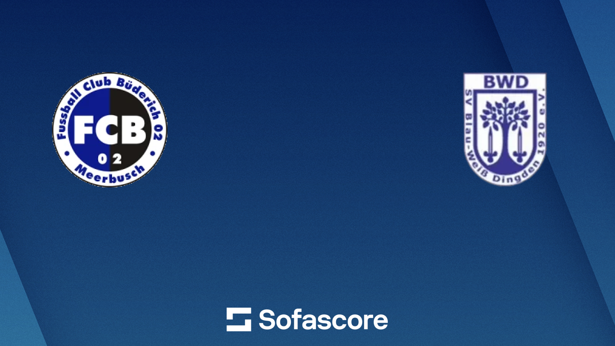FC Buderich 02 - BW Dingden Live ticker, H2H und Aufstellungen | Sofascore