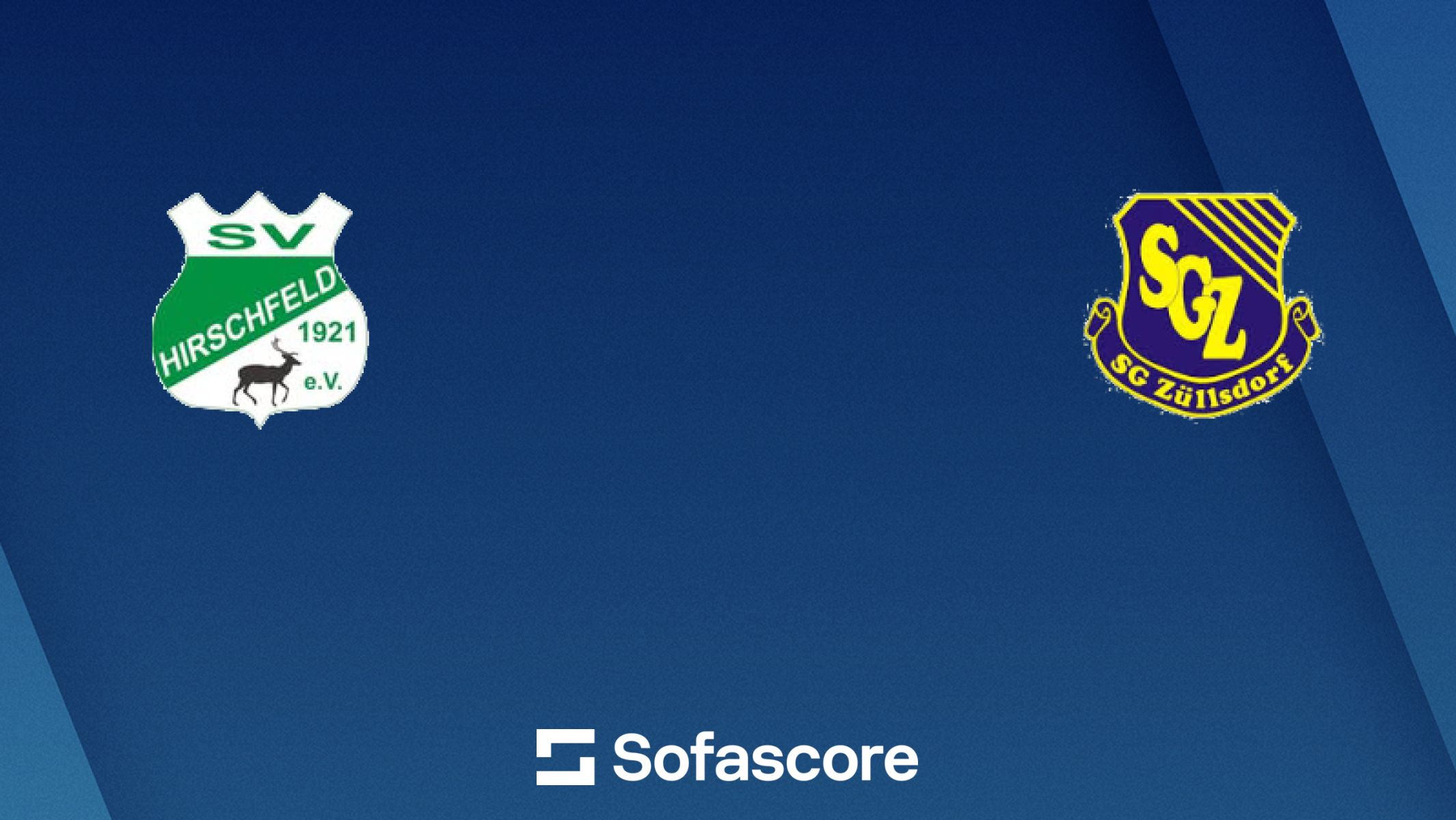 SV Hirschfeld vs SG Züllsdorf live score, H2H and lineups | Sofascore