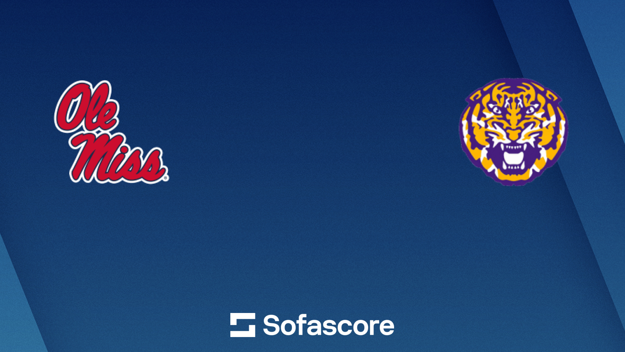 Ole Miss vs LSU Tigers live score & H2H | Sofascore