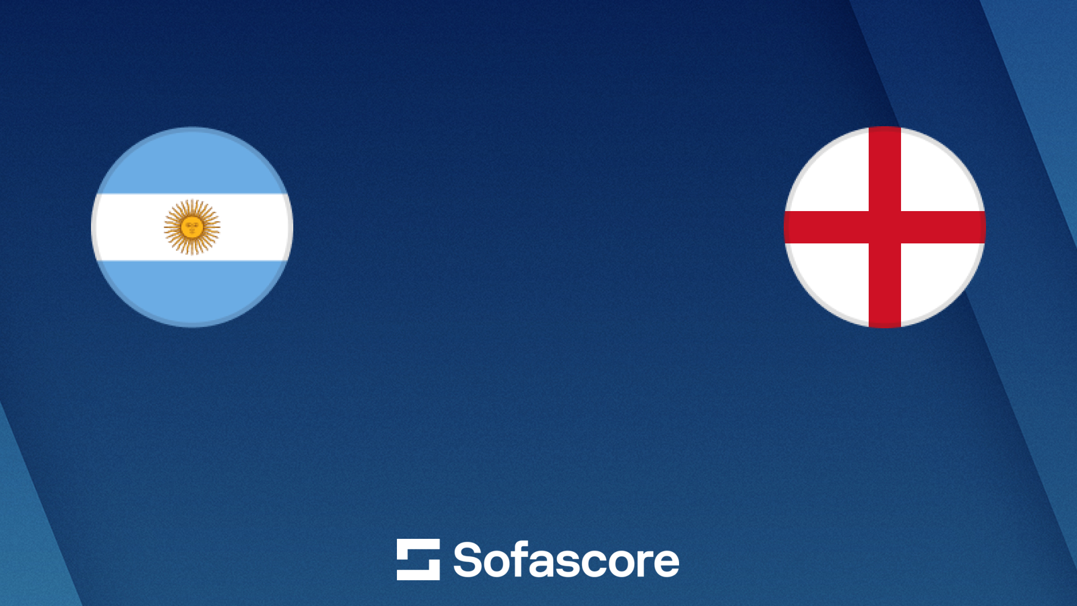 Argentina vs England live score, H2H and lineups | Sofascore