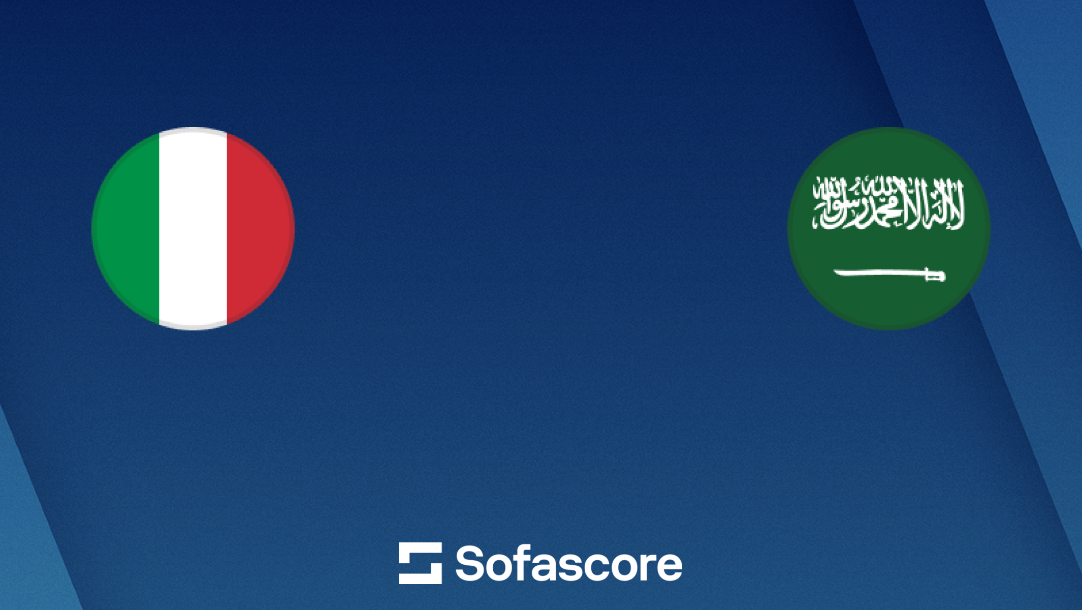Italy vs Saudi Arabia live score, H2H and lineups | Sofascore