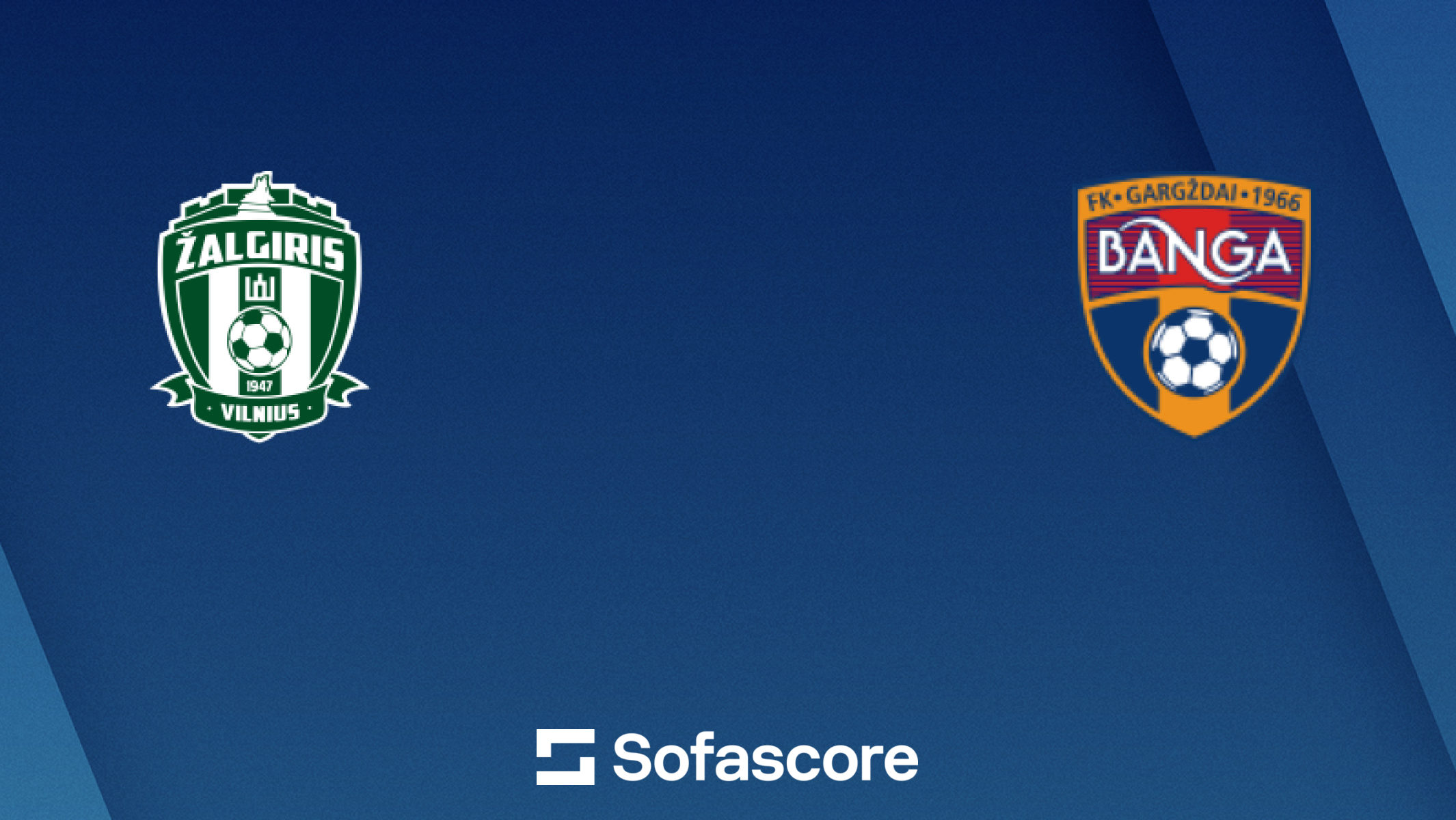 Žalgiris B Vilnius vs FK Banga Gargždai live score, H2H and lineups | Sofascore