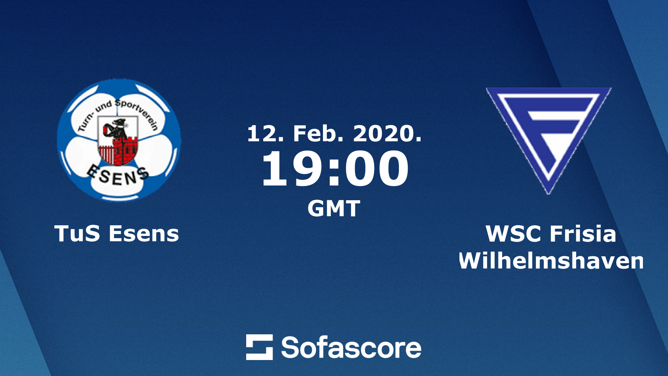 TuS Esens x WSC Frisia Wilhelmshaven placar ao vivo, H2H e escalações ... TuS Esens x WSC Frisia Wilhelmshaven placar ao vivo, H2H e escalações ...