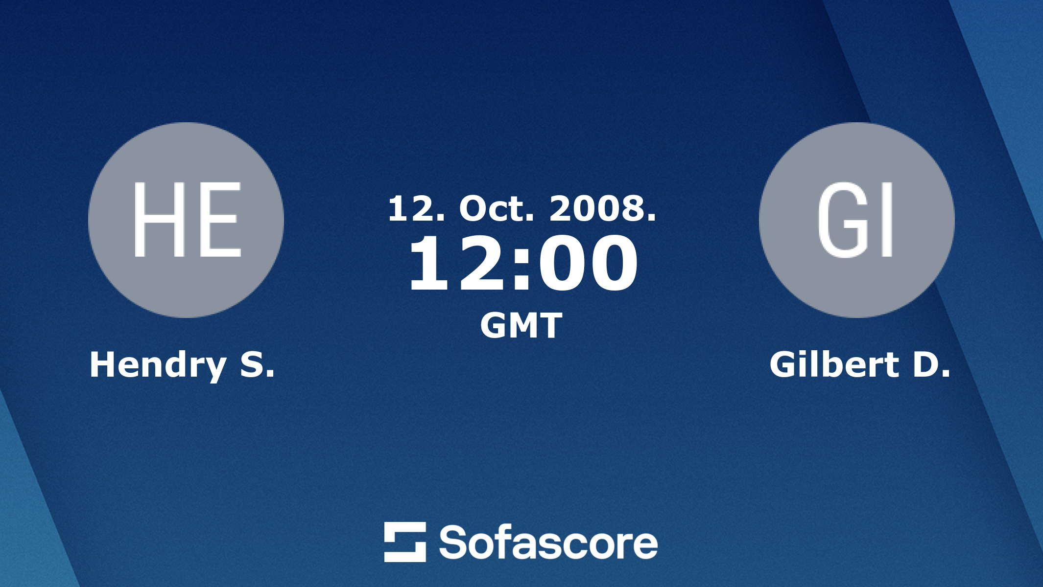 Hendry S. Gilbert D. resultados ao vivo - Sofascore Hendry S. Gilbert D. resultados ao vivo - Sofascore