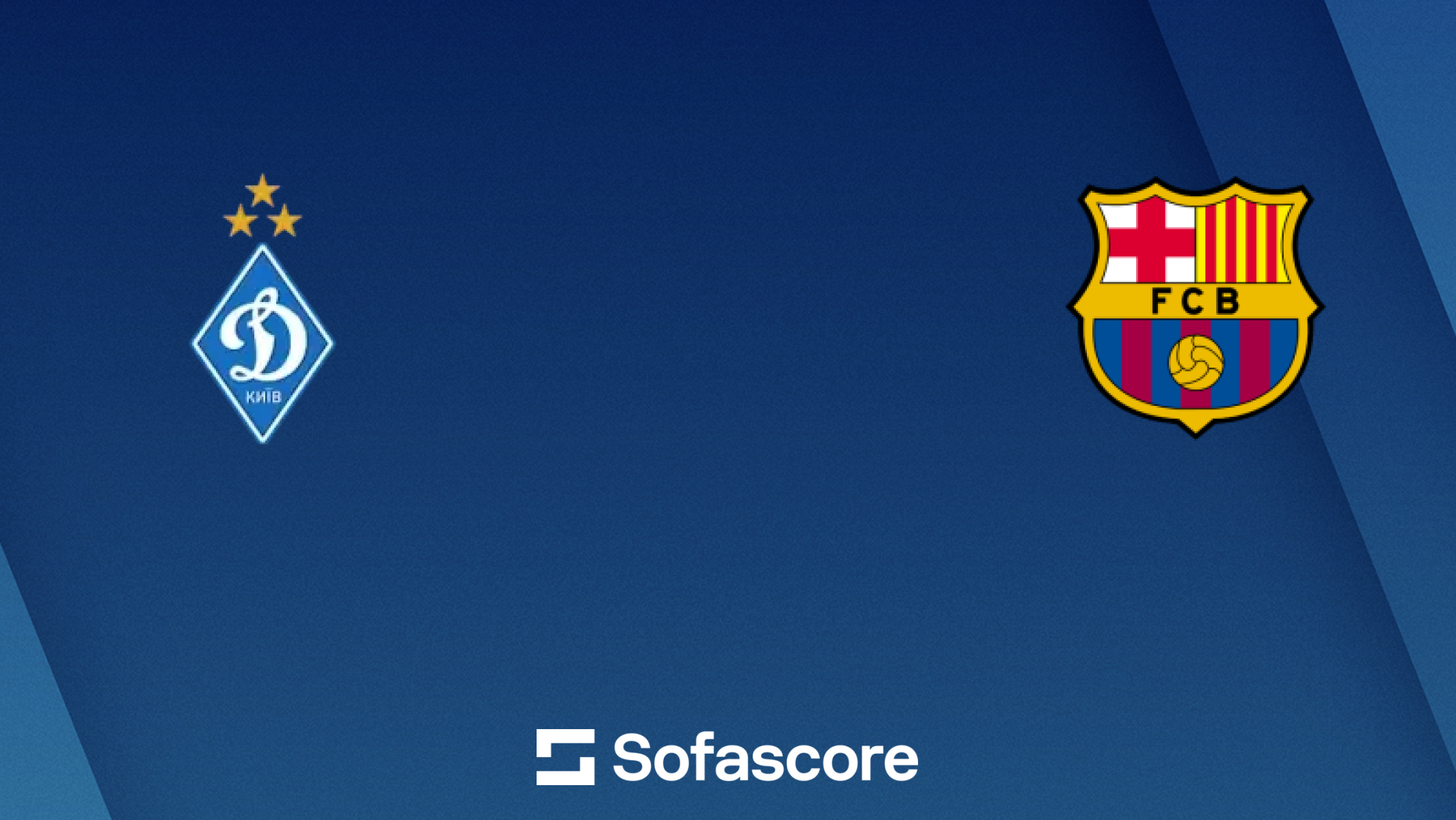 Dynamo Kyiv vs Barcelona live score, H2H and lineups | Sofascore